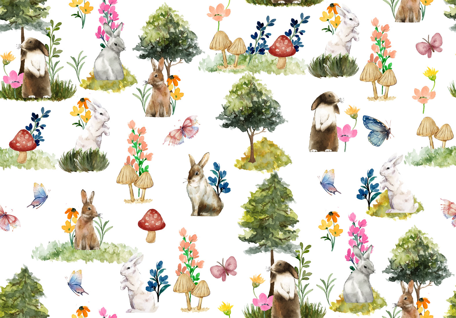 Enchanted Forest Bed Sheets | AI Customizable Designer Bedding by ...