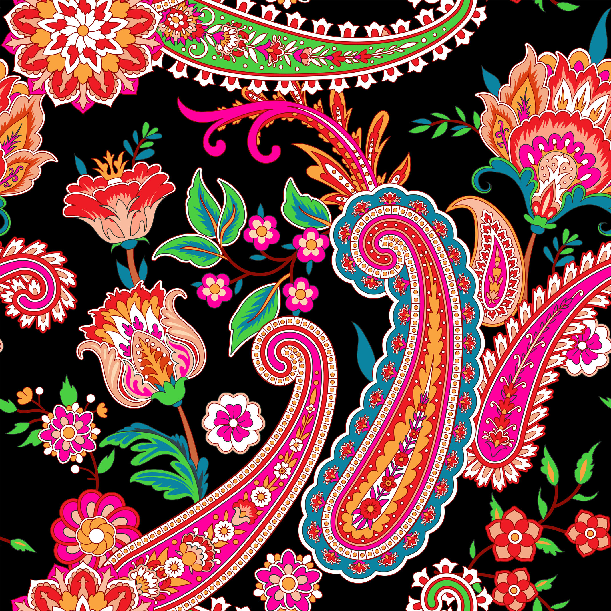 Paisley Luxe Bed Sheets | AI Customizable Designer Bedding by ARTIFISHARE